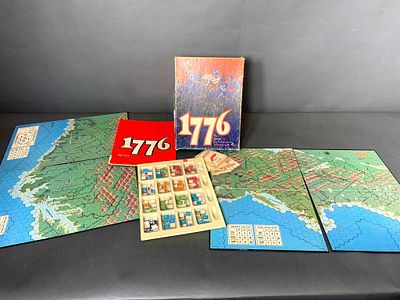 Lot 8162 - Vintage Strategy Board Game 1776 by Avalon Hills Games ...