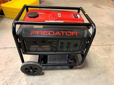 Lot 11488 - Predator 4000 Watt Generator | Burns Auction & Appraisal
