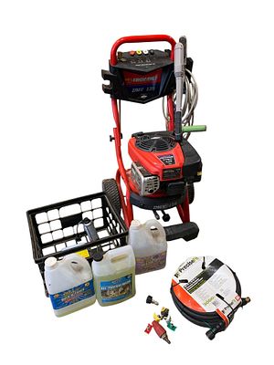 Lot 11490 - Troy Bilt Power Washer, Accessories, Washing Fluid | Burns ...