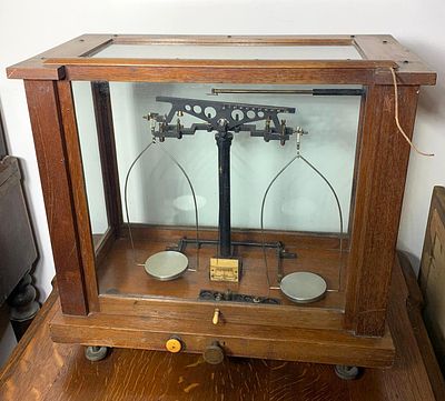 Lot 156 - Antique Henry Troemner Apothecary Balance Scale in Case ...