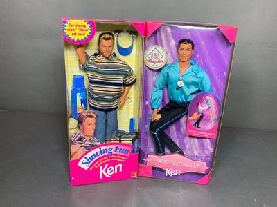 Lot 12023 - Vintage Shaving Fun Ken Doll and Olympic Skater Ken Doll ...
