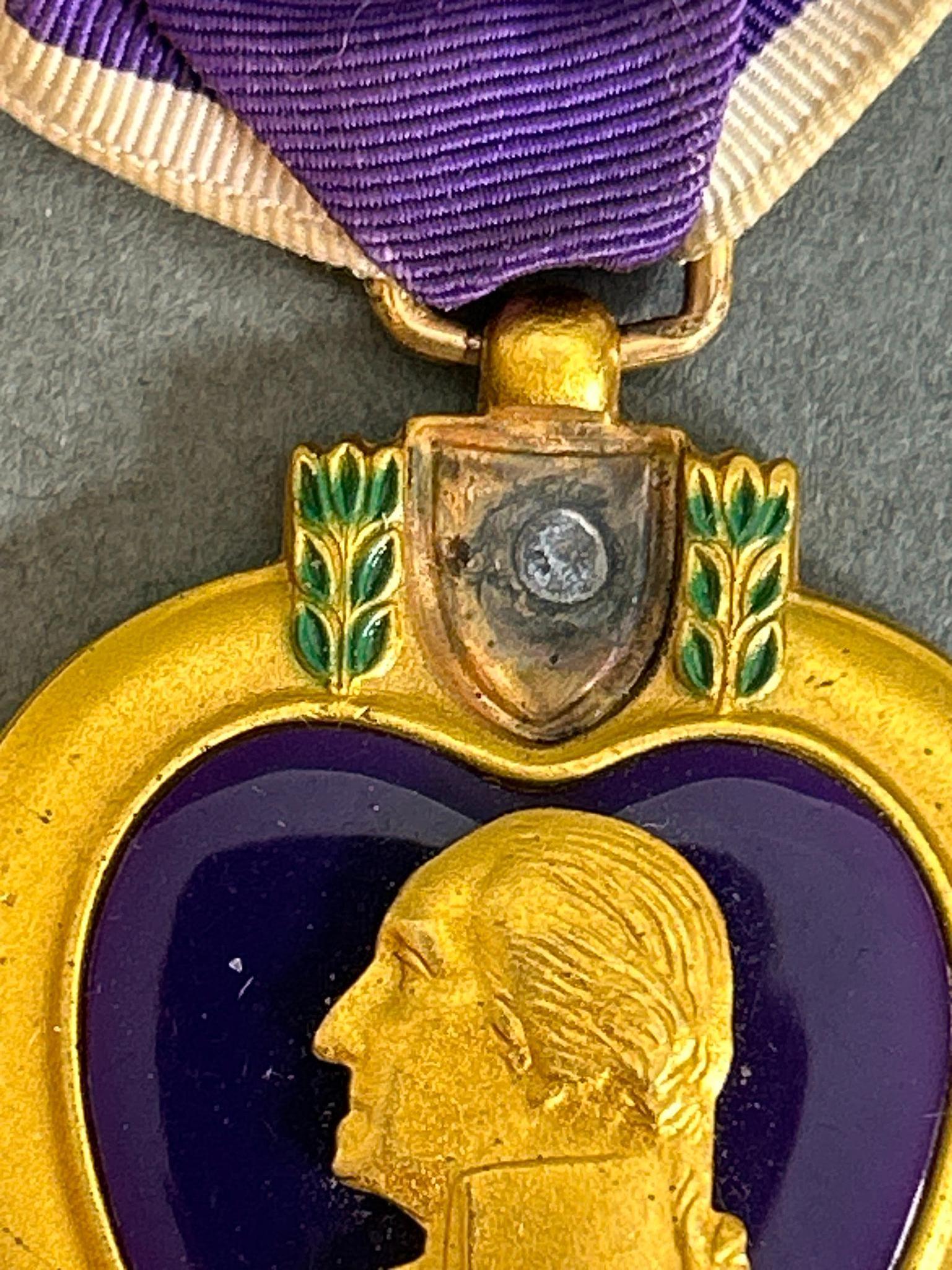 Lot 16432 - WWII U.S. Purple Heart - Government Engraved | Burns Auction & Appraisal