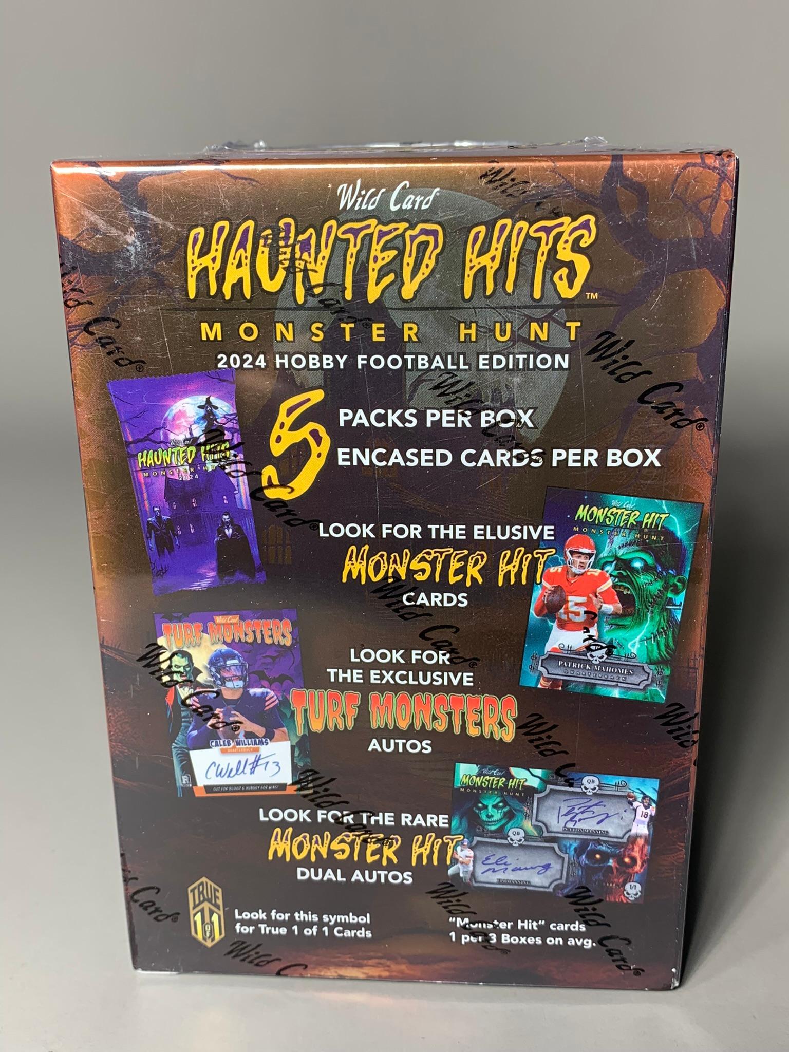 Lot 16638 - 2024 Wild Card Football Haunted Hits Hobby Box sealed ...