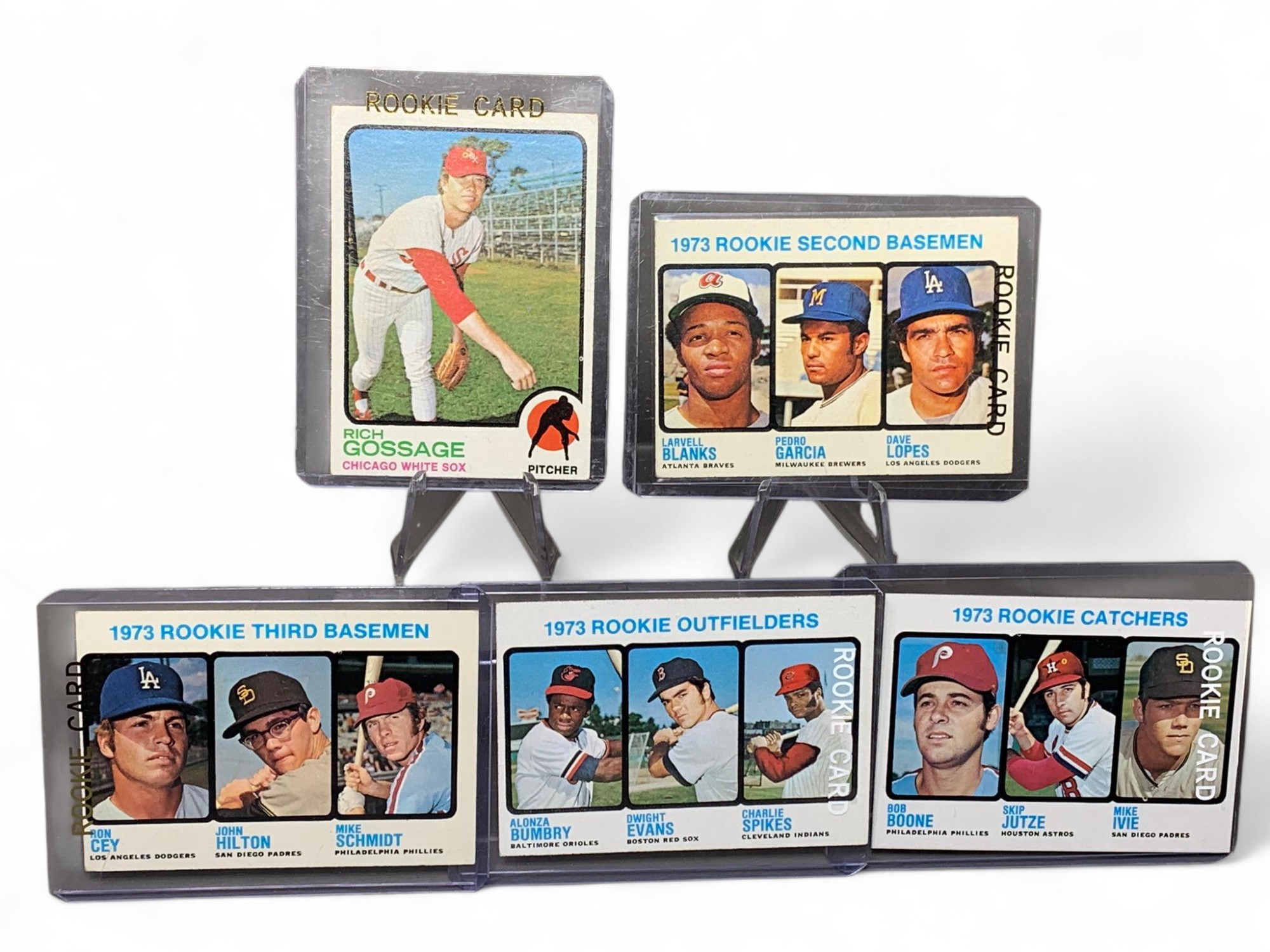 Lot 16693 - 1973 Topps baseball Rookie card lot : Schmidt, Evans, Boone ...