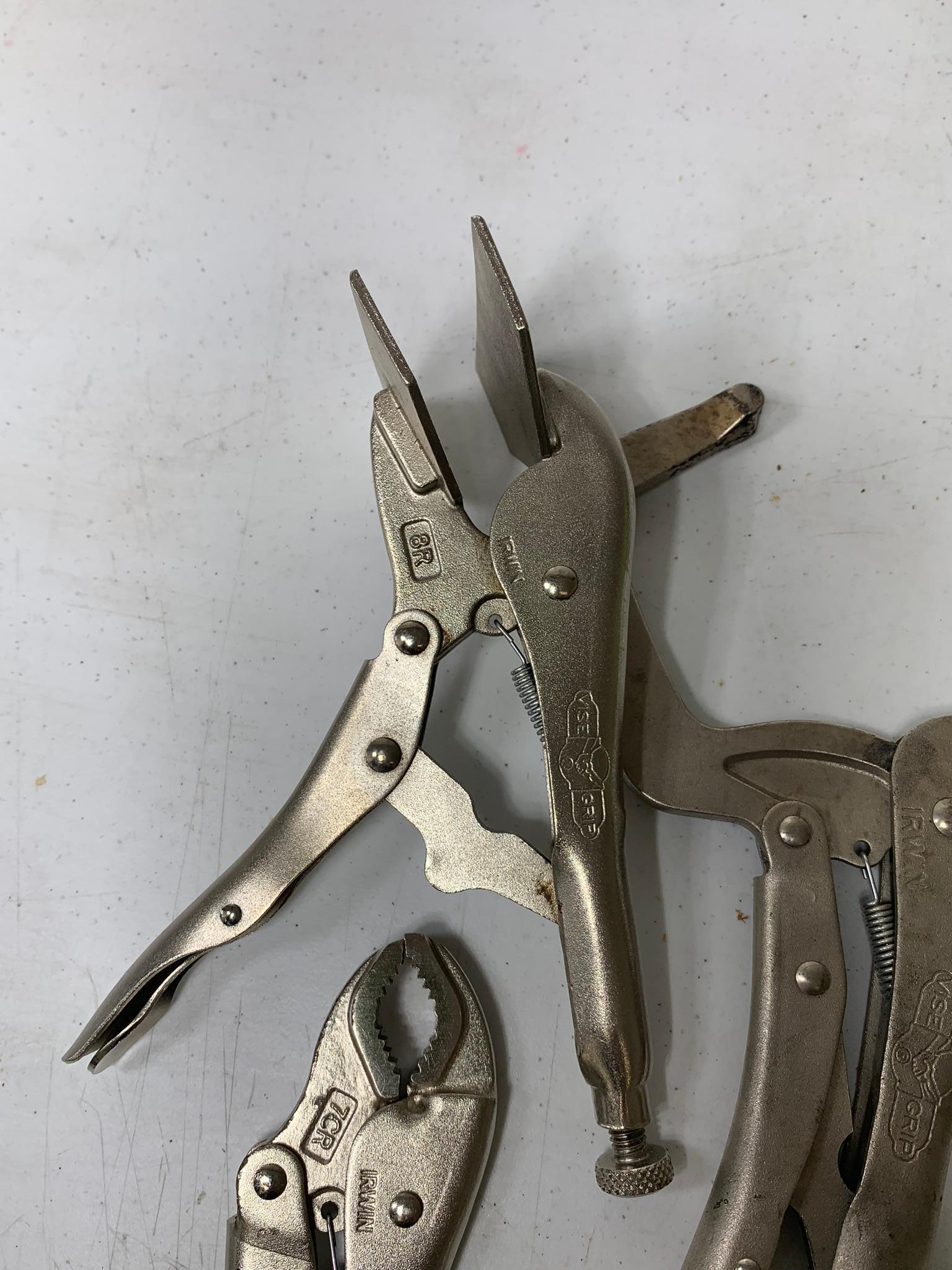Lot 3031 - Lot of Six Different Vice Grip Tools | Burns Auction & Appraisal