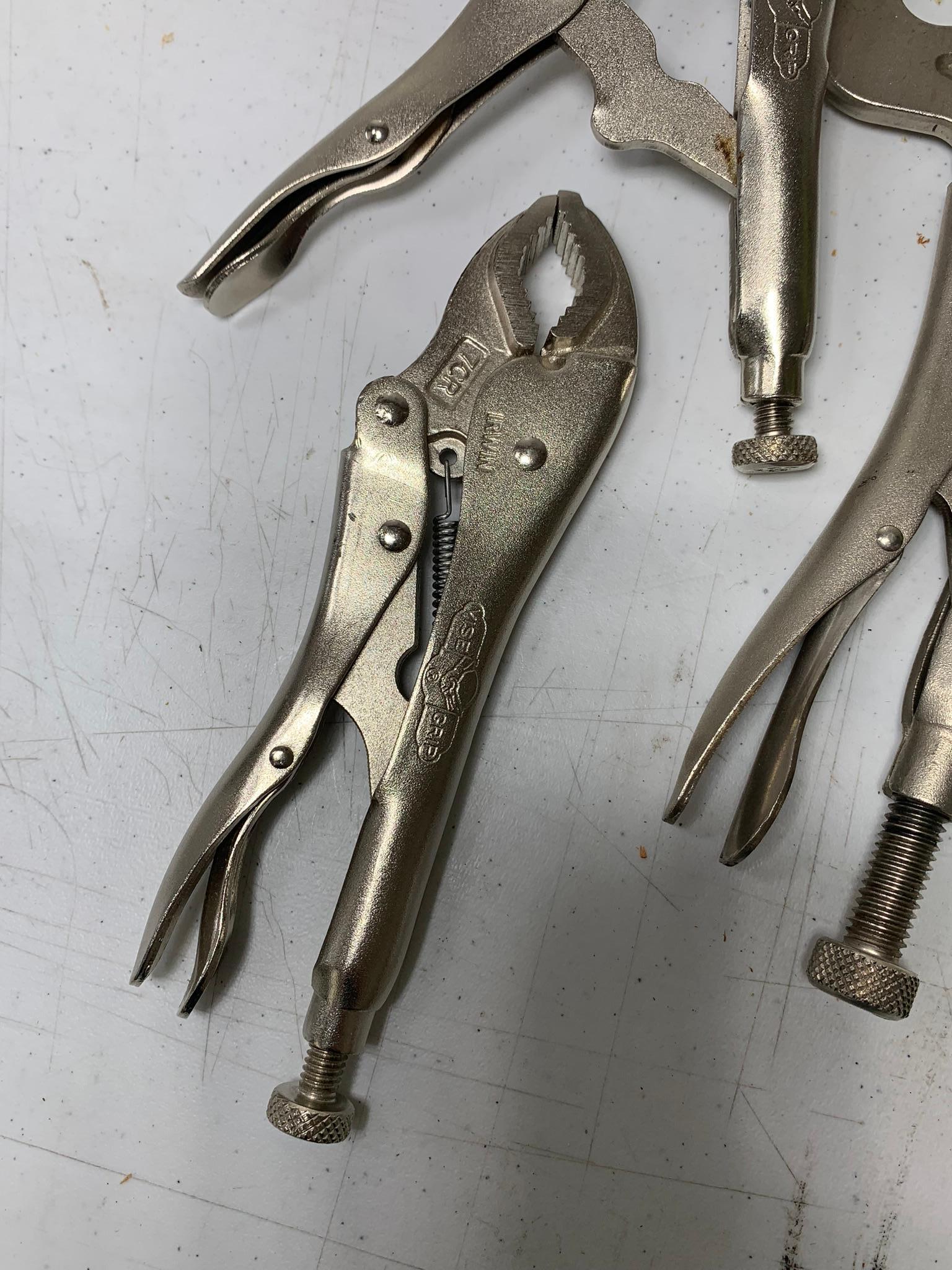 Lot 3031 - Lot of Six Different Vice Grip Tools | Burns Auction & Appraisal