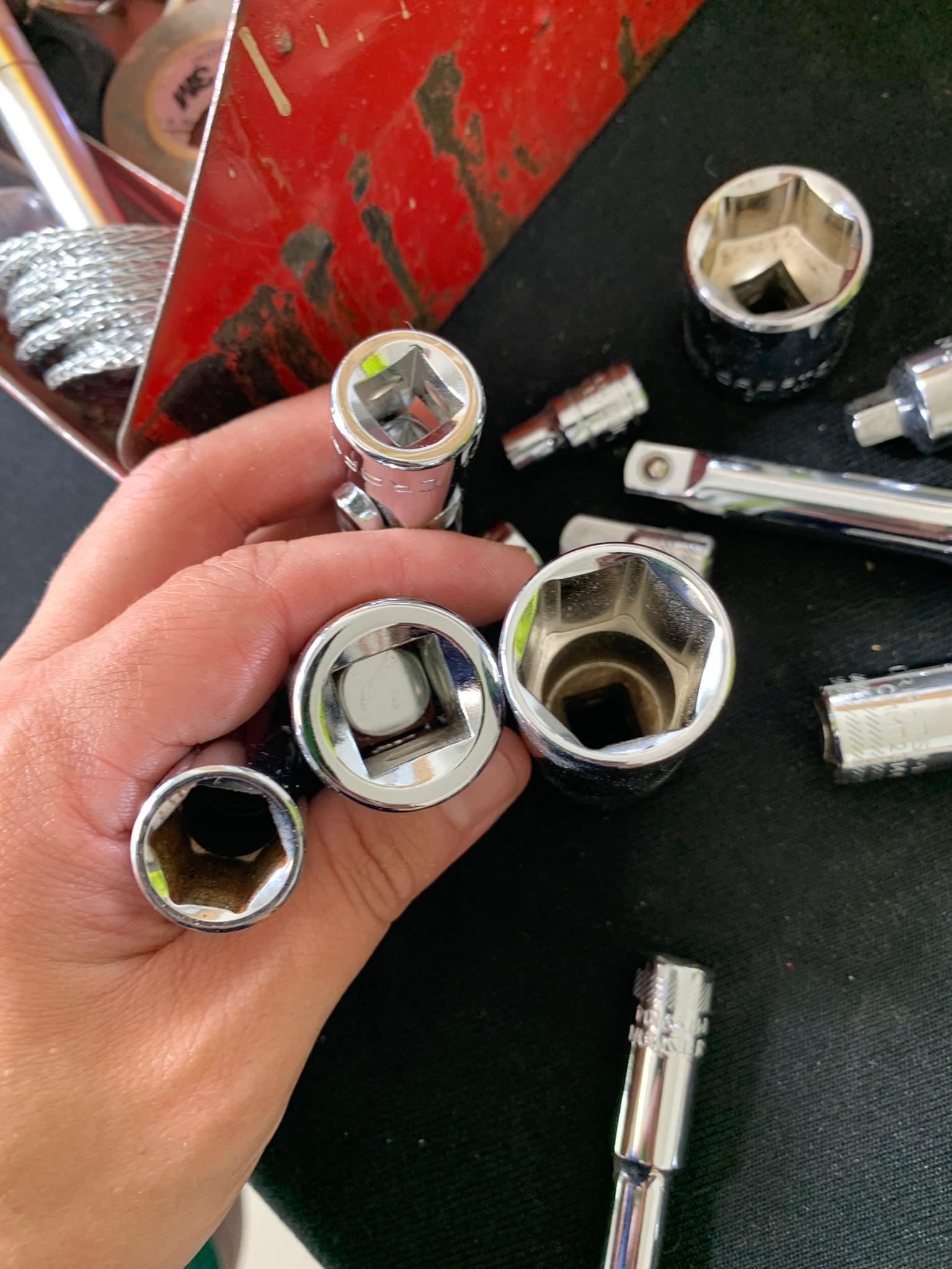 Lot 3039 - Vintage Penncraft Tool Box Full of Hand Tools, Craftsmen and ...