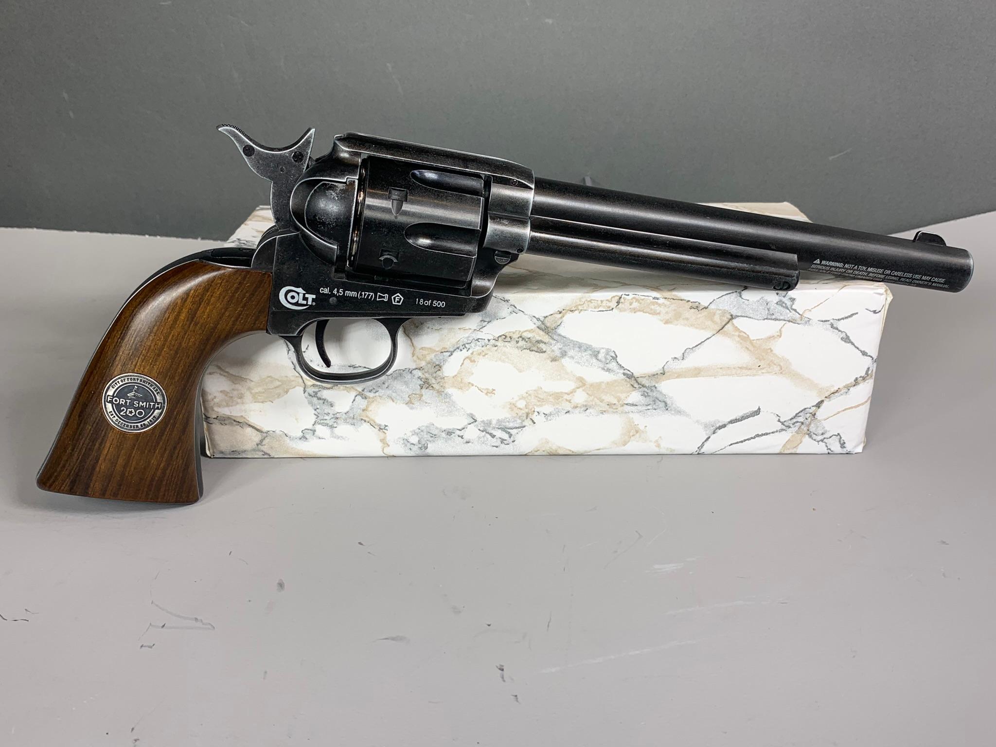 Lot 19553 - Two Colt Single Action Army Air Guns Pistols | Burns ...