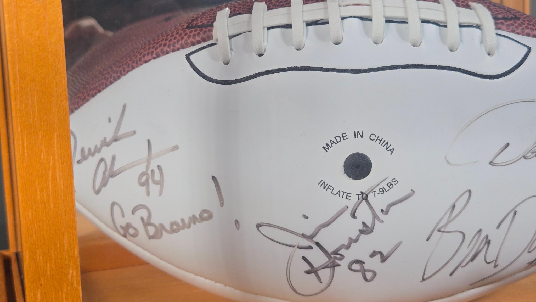 Lot 20116 - Vintage Signed Autographed Football - Browns Players ...