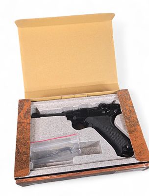 Lot 20351 - German Military Style Luger WWII Pistol Air Gun in Box ...