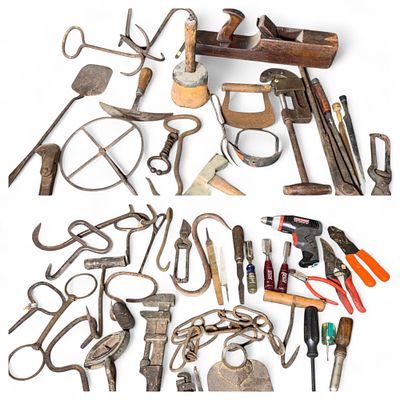 Lot 24823 - Mixed Lot of Antique & Modern Hand Tools - Woodworking ...