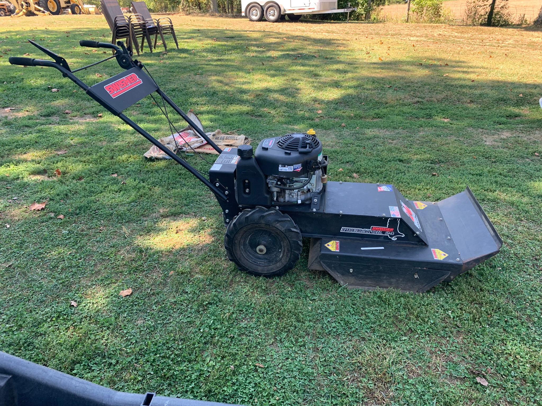 Lot 5036 - Swisher WBRC11524 Walk-Behind Rough Cut Brush Mower Outdoor ...