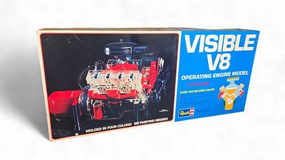 Lot 30073 - Revell Visible V-8 Operating Engine Model Kit, 1:4 Scale ...