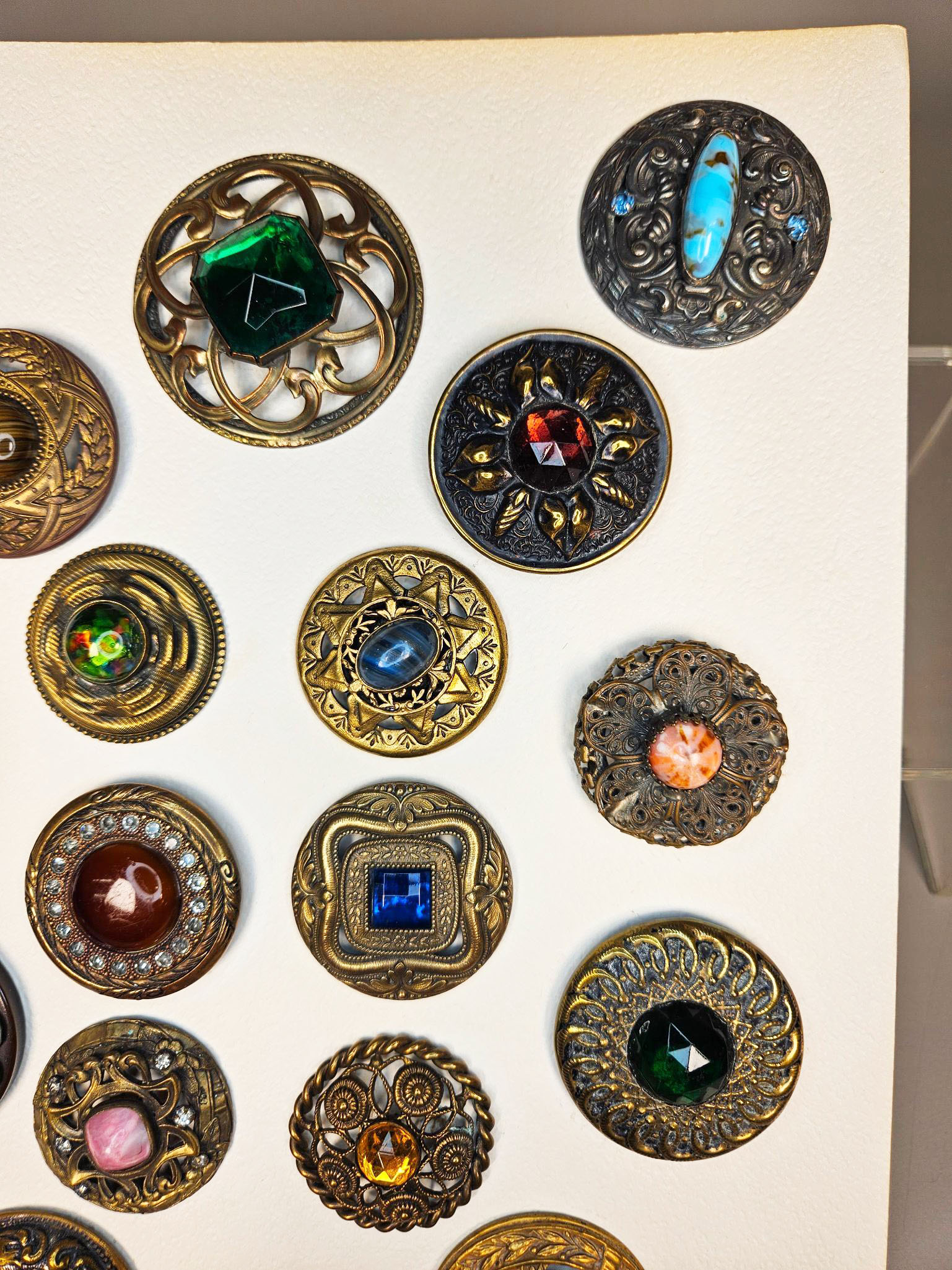 Lot 32038 - A group of Vintage Scottish Celtic Style Decorative Buttons ...
