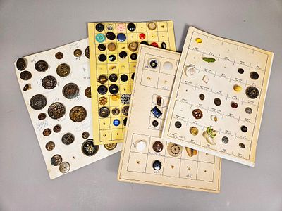 Lot 33089 - A Collection of Antique and Vintage Buttons on Display ...
