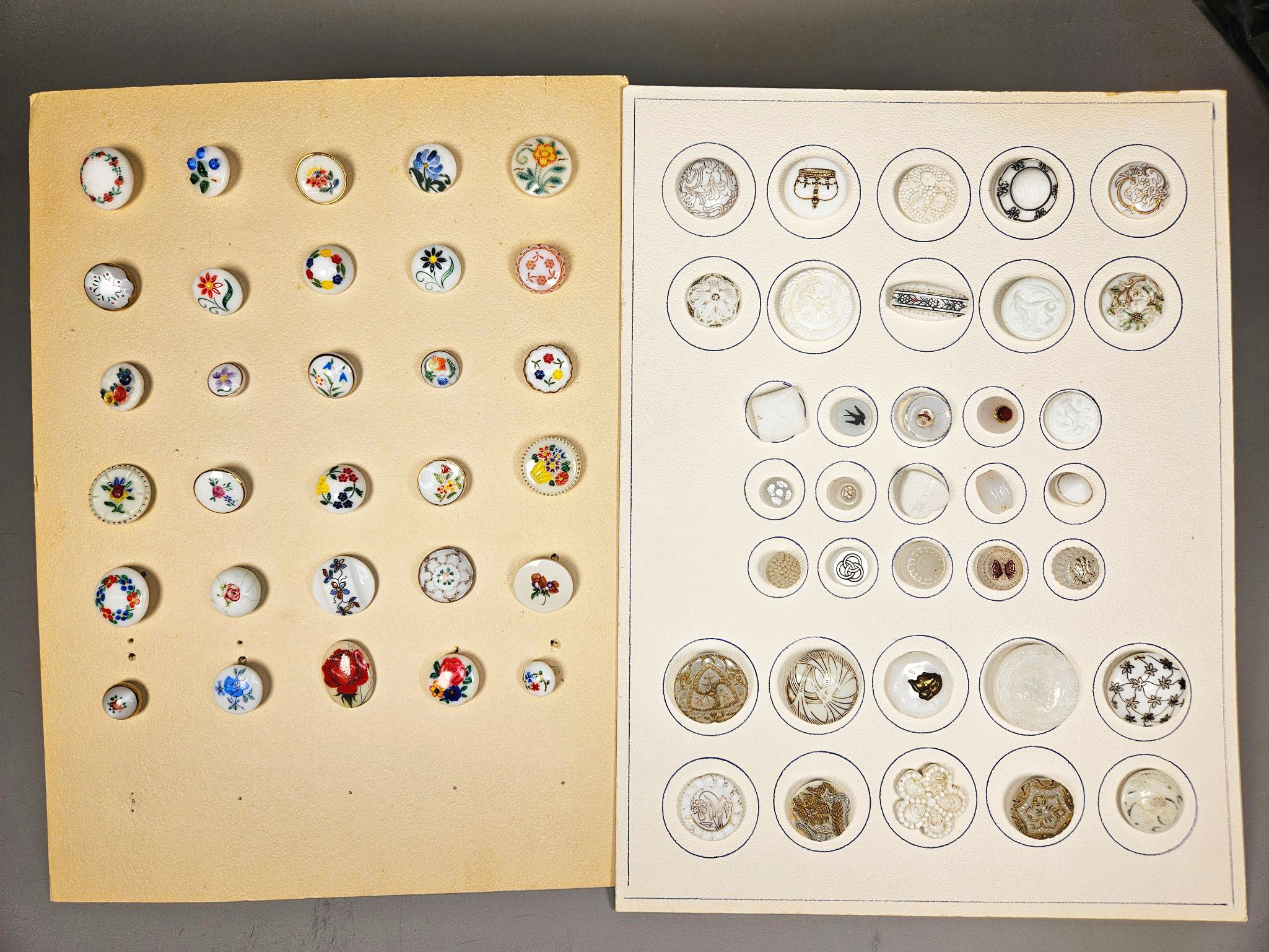 Lot 33098 - A Collection of Vintage Buttons, Late 19th to Mid-20th Century, including Hand ...