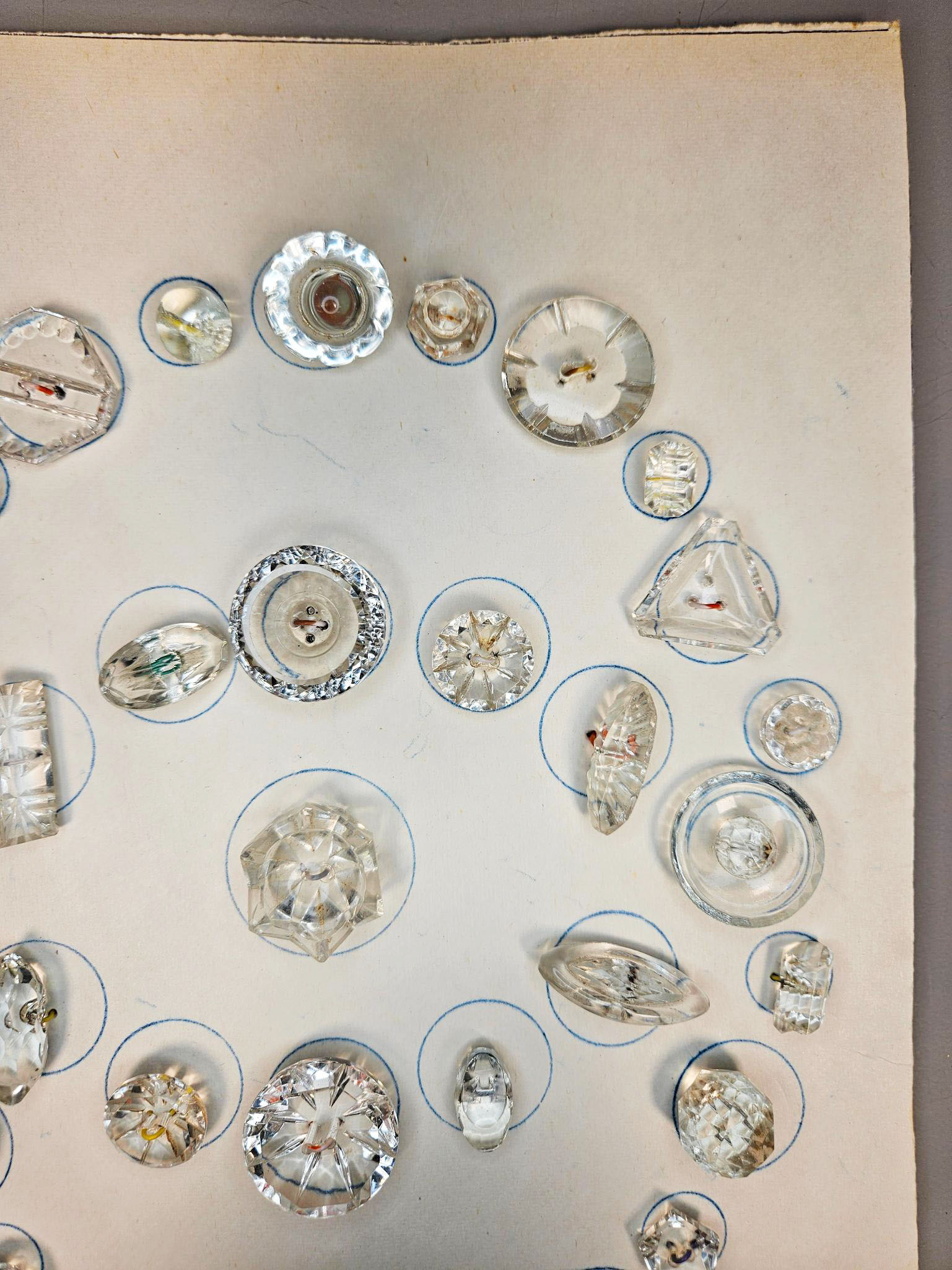 Lot 33149 - A Collection of Buttons on display cards. | Burns Auction & Appraisal