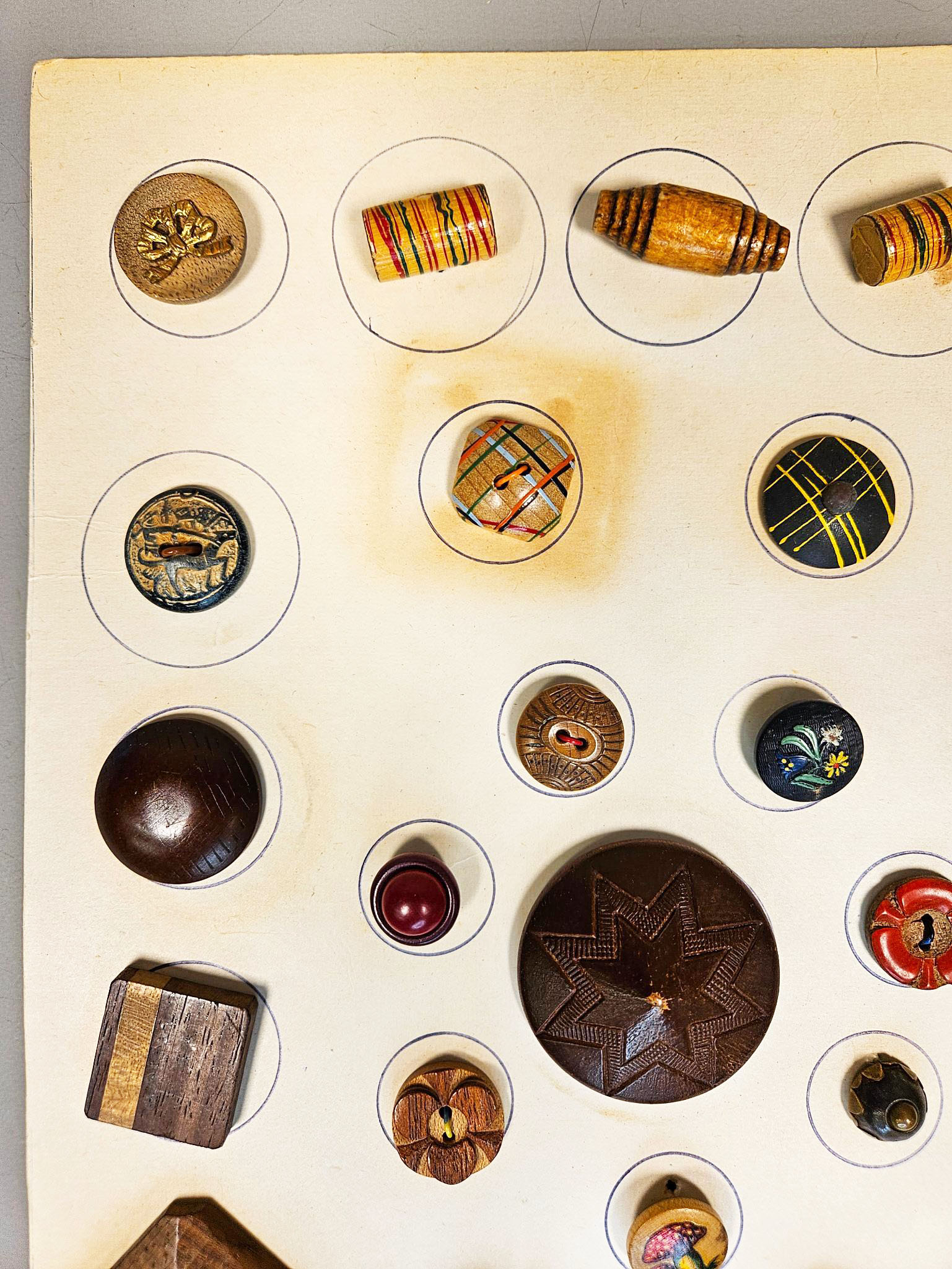 Lot 33173 - A Collection of Vintage and Antique Buttons on Display ...