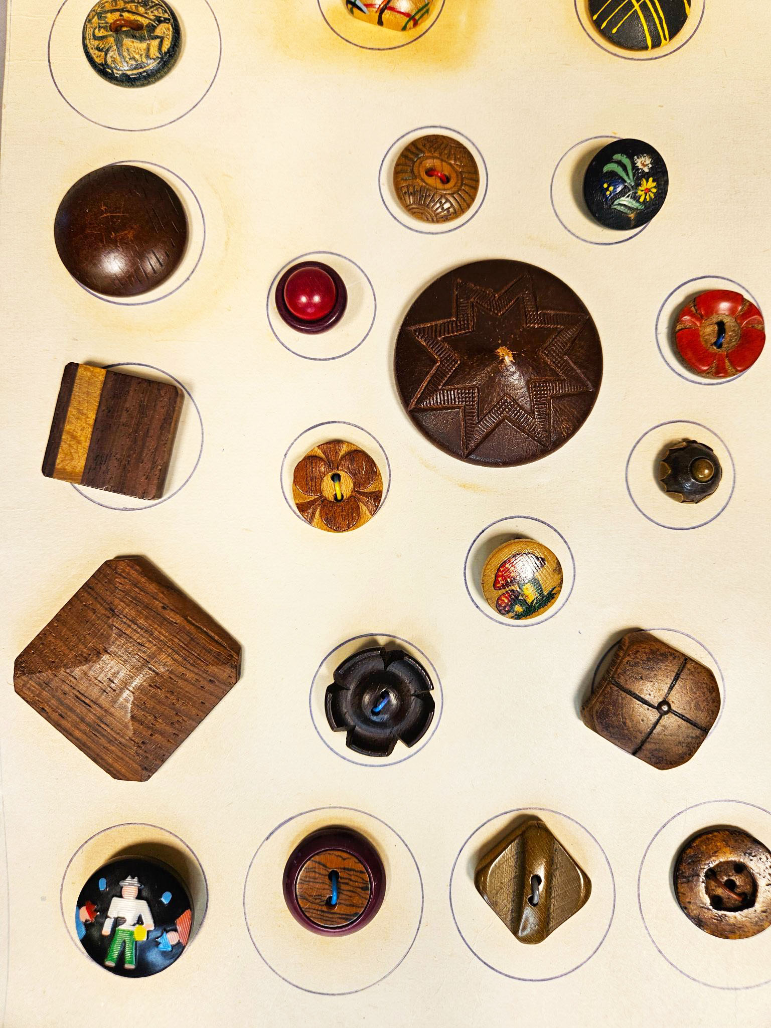 Lot 33173 - A Collection of Vintage and Antique Buttons on Display ...