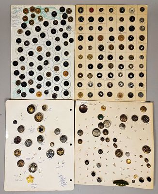 Lot 33202 - A Collection of Vintage and Antique Buttons, including Art ...