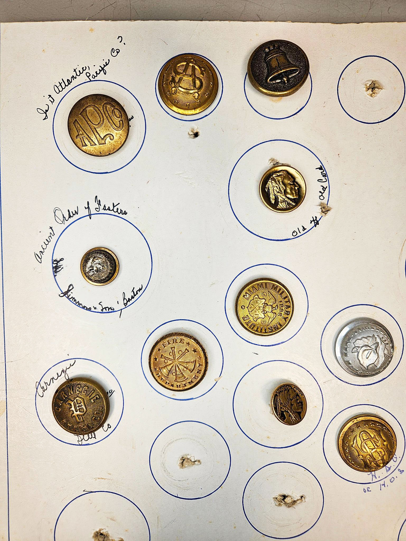 Lot 33209 - A Collection of Civil War Era and Other Historical Buttons ...