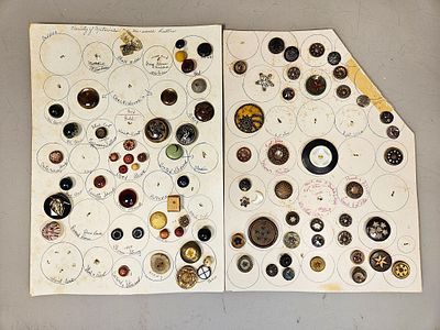 Lot 33242 - A Collection of Antique and Vintage Buttons on group of ...
