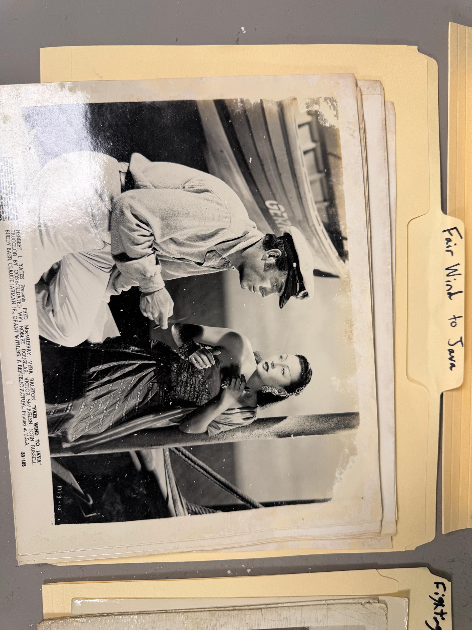 Lot 37104 - A Collection of Vintage Movie Stills and Promotional ...