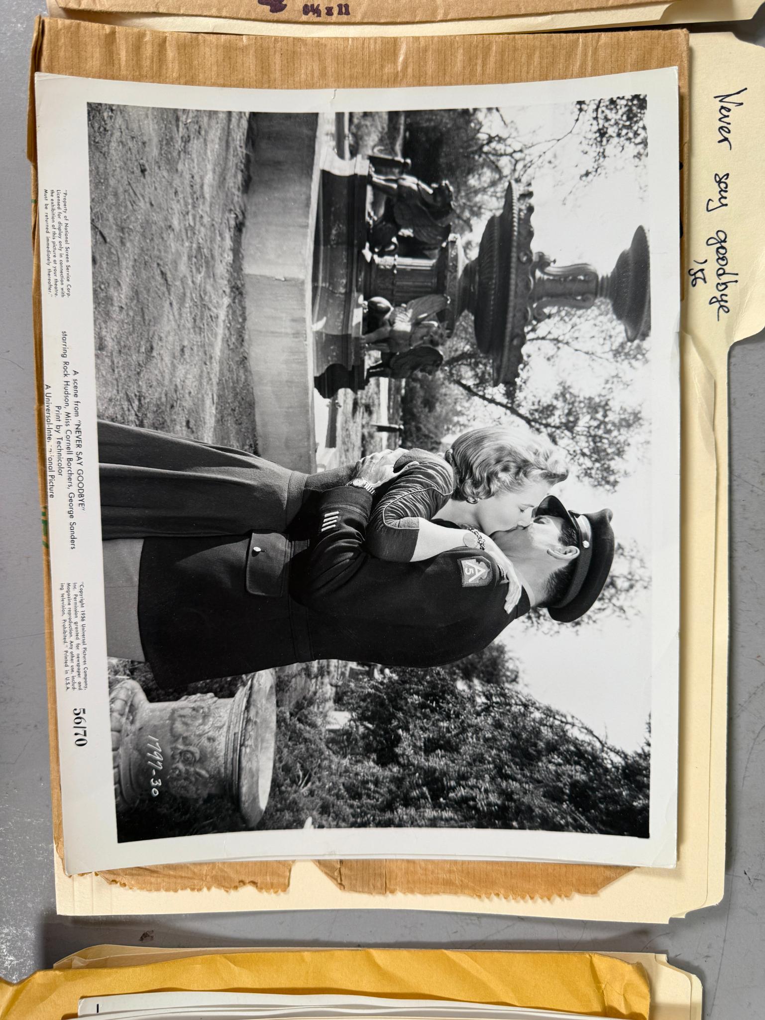 Lot 37163 - A Collection of Vintage Studio Publicity Photographs, 1950s ...