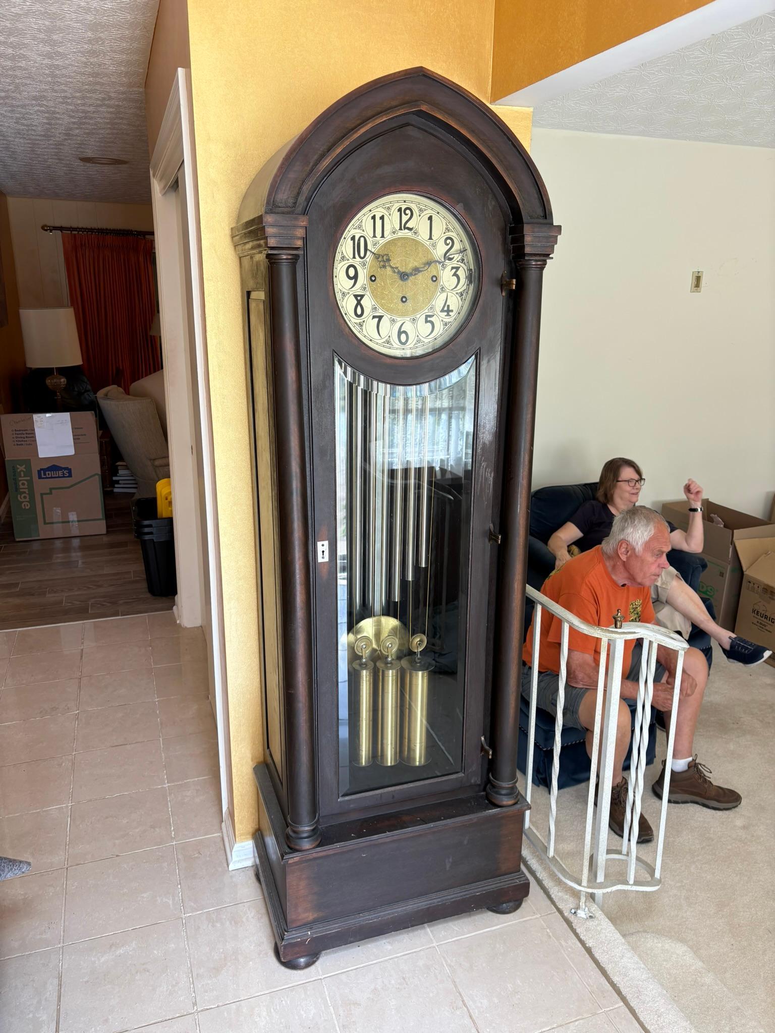 Lot 34051A - Very Nice Antique Cincinnati Time Recorder Grandfather ...