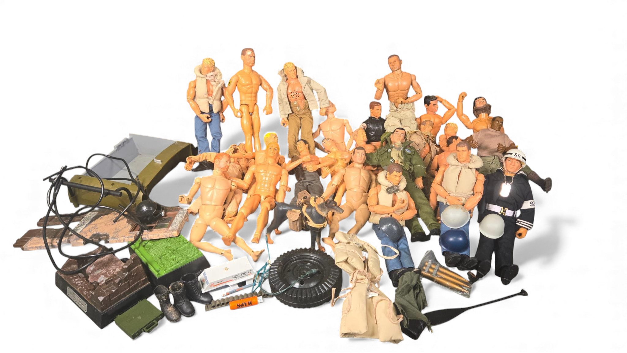 Lot 35421 - A Collection of Hasbro Action Man 12-Inch Scale Figures and ...