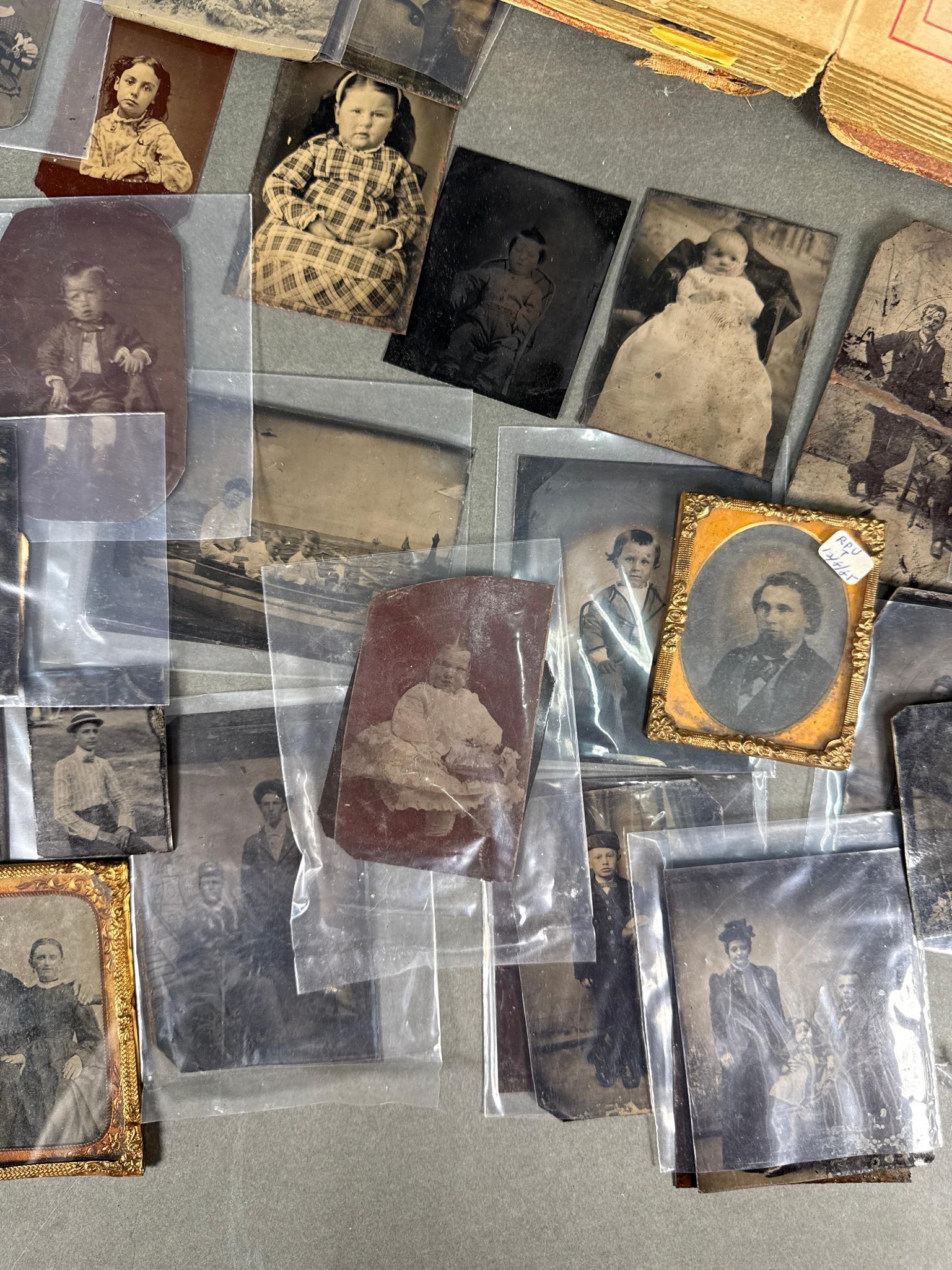 Lot 36854 - A Collection of Civil War Era and 19th-Century Photographs, including Tintypes ...