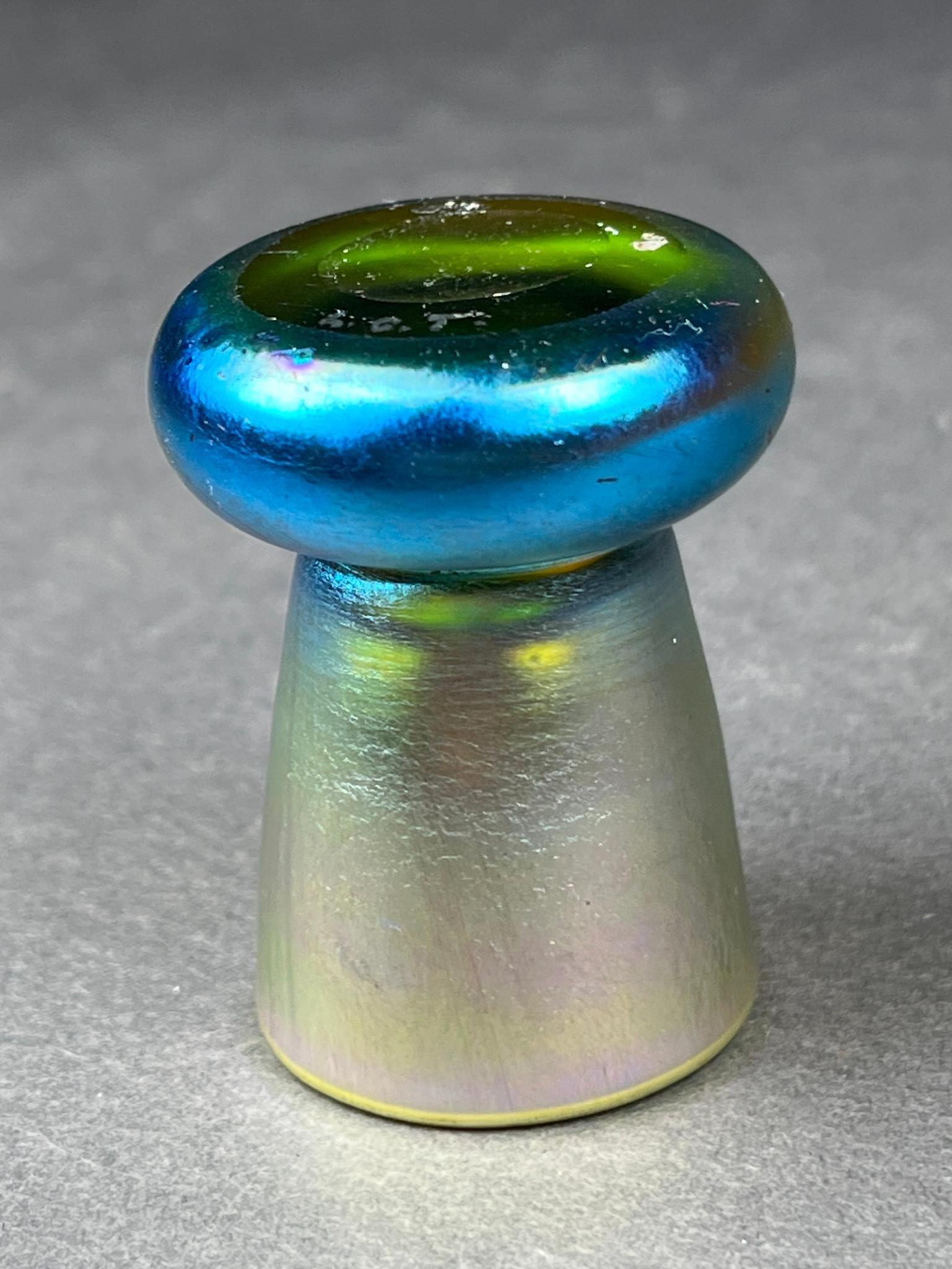 Lot 5224 - Art Nouveau Iridescent Miniature Cabinet Glass Vase LCT ...