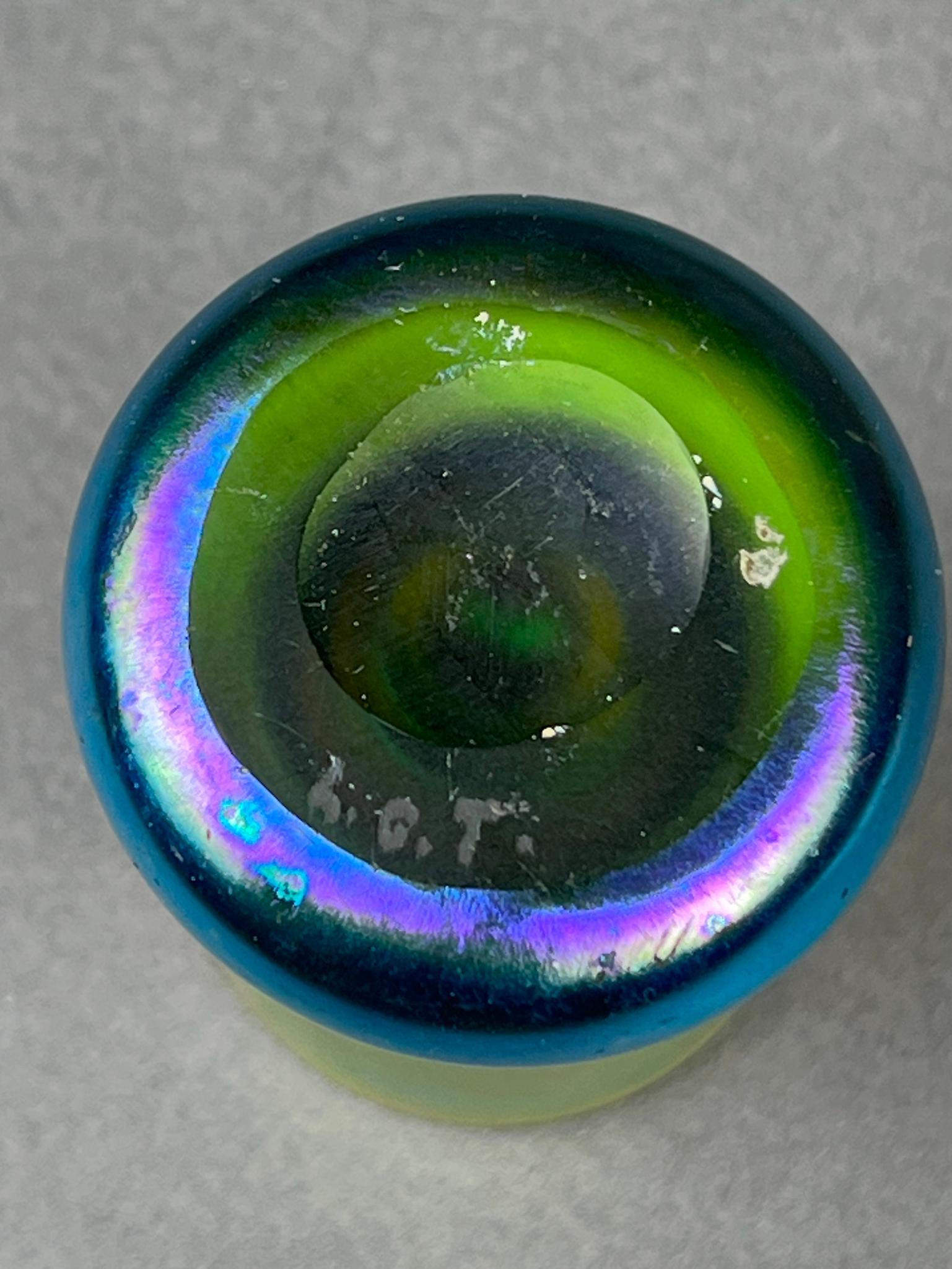 Lot 5224 - Art Nouveau Iridescent Miniature Cabinet Glass Vase LCT ...