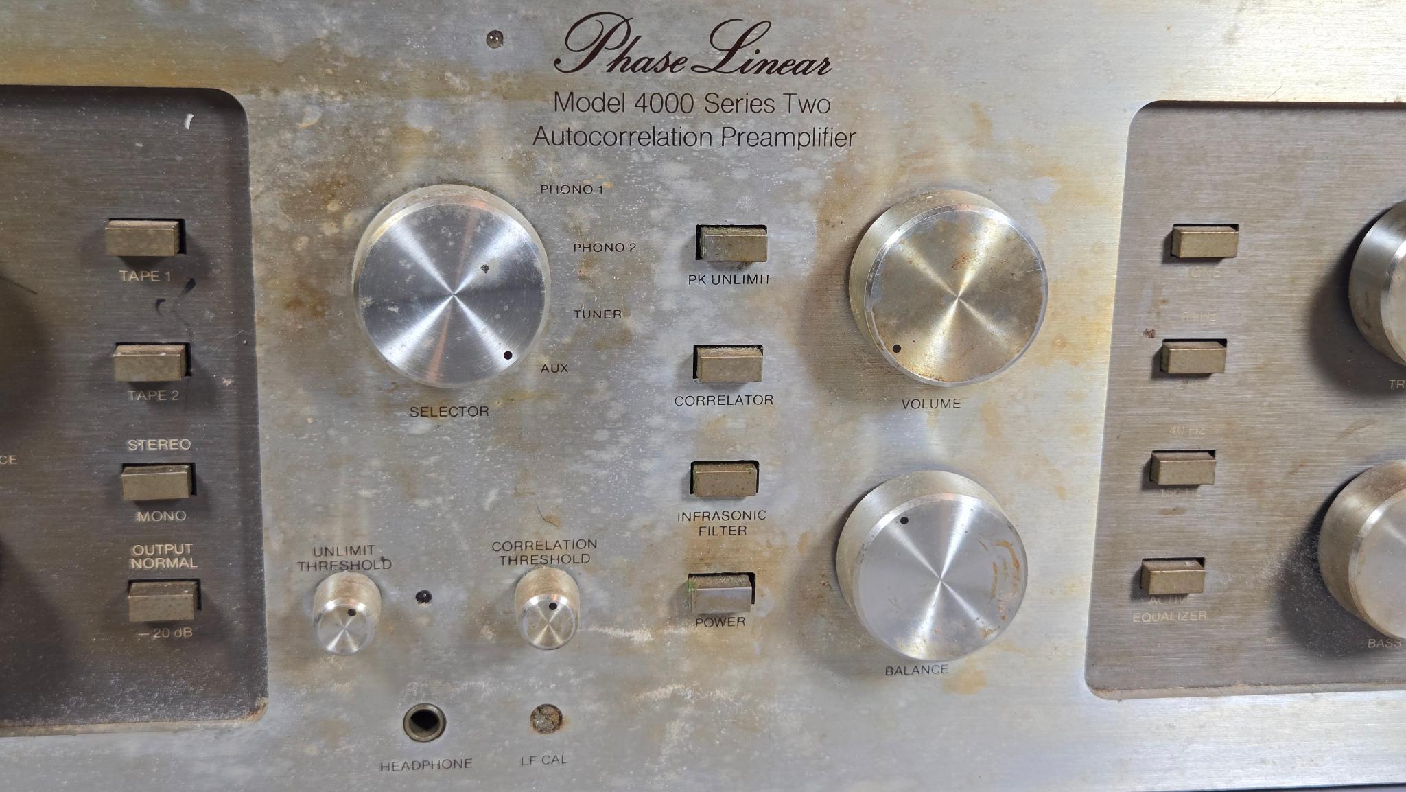 Lot 6237 - ADVENT Model 300 Receiver & Phase Linear Series Preamp ...