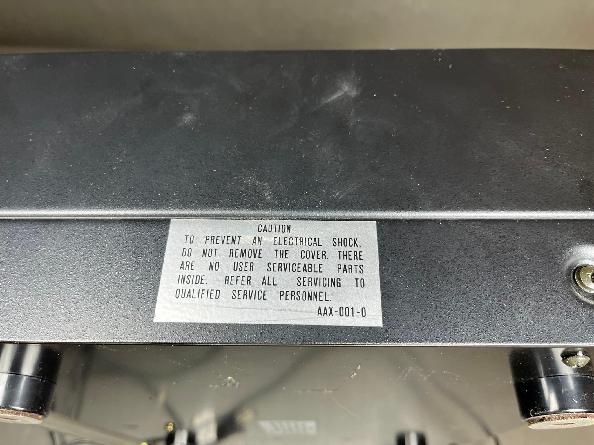 Lot 36089 - Pioneer SG-9500 Vintage Silver-Face Graphic Equalizer ...