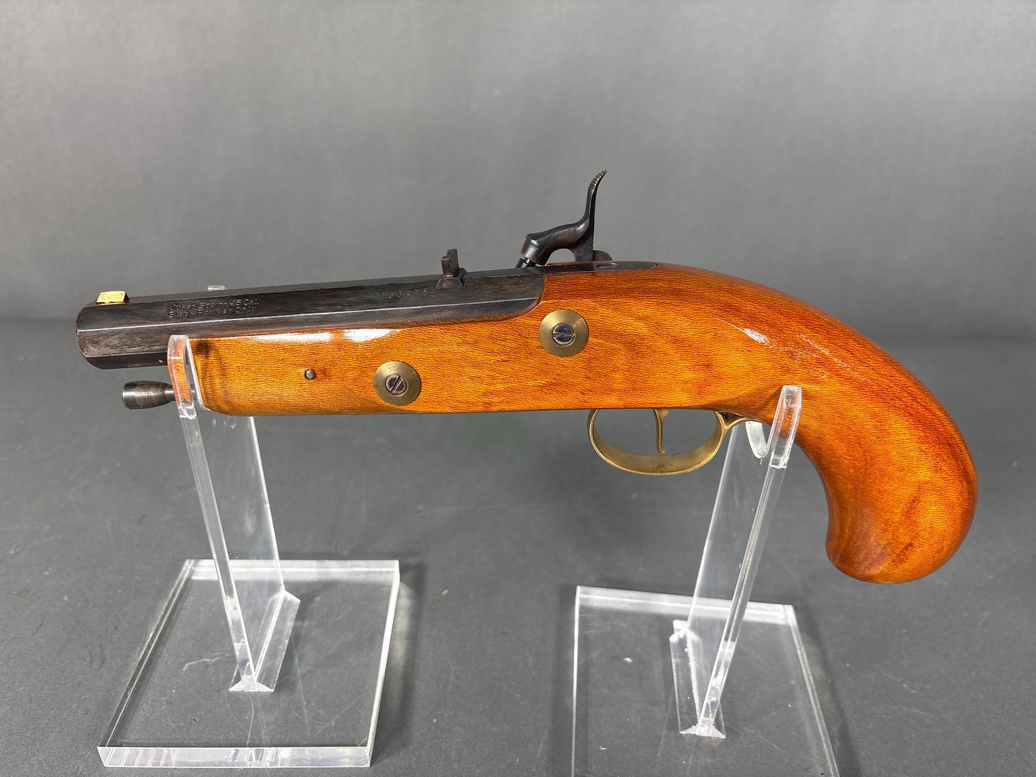 Lot 7026 - Jukar Spain .45 Caliber Percussion Black Powder Pistol ...