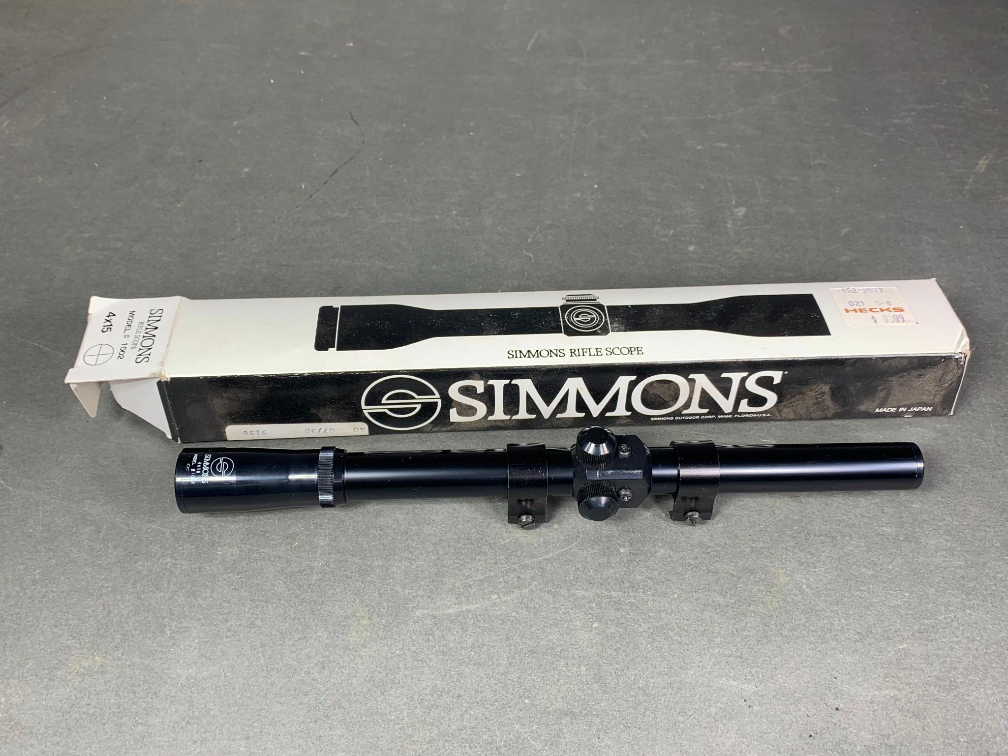 Lot 7188 - A Collection of Vintage Simmons, Tasco, and BSA Rifle Scopes ...