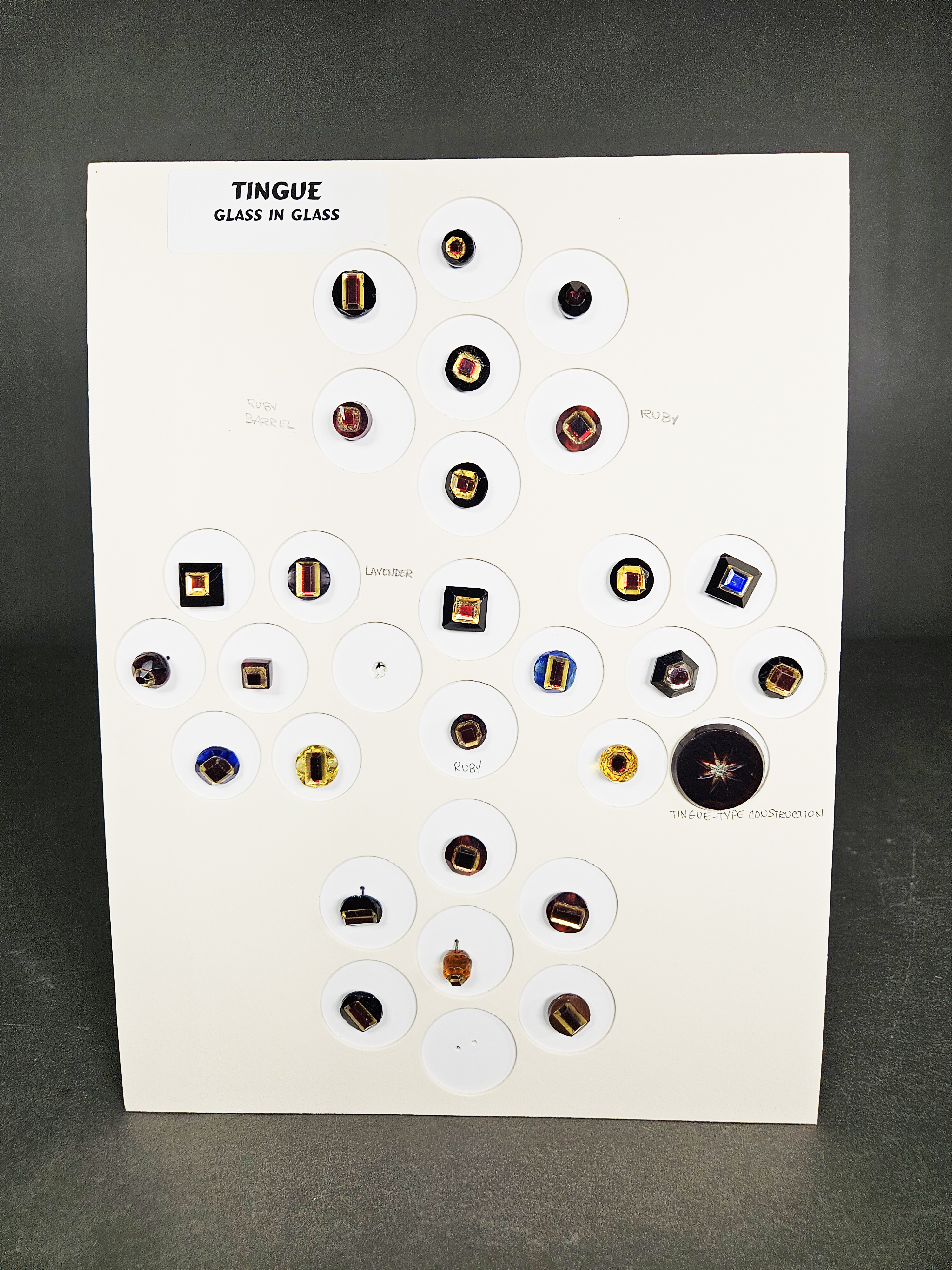 Lot 2011 - A Collection of Antique Tingue Glass-in-Glass Buttons ...