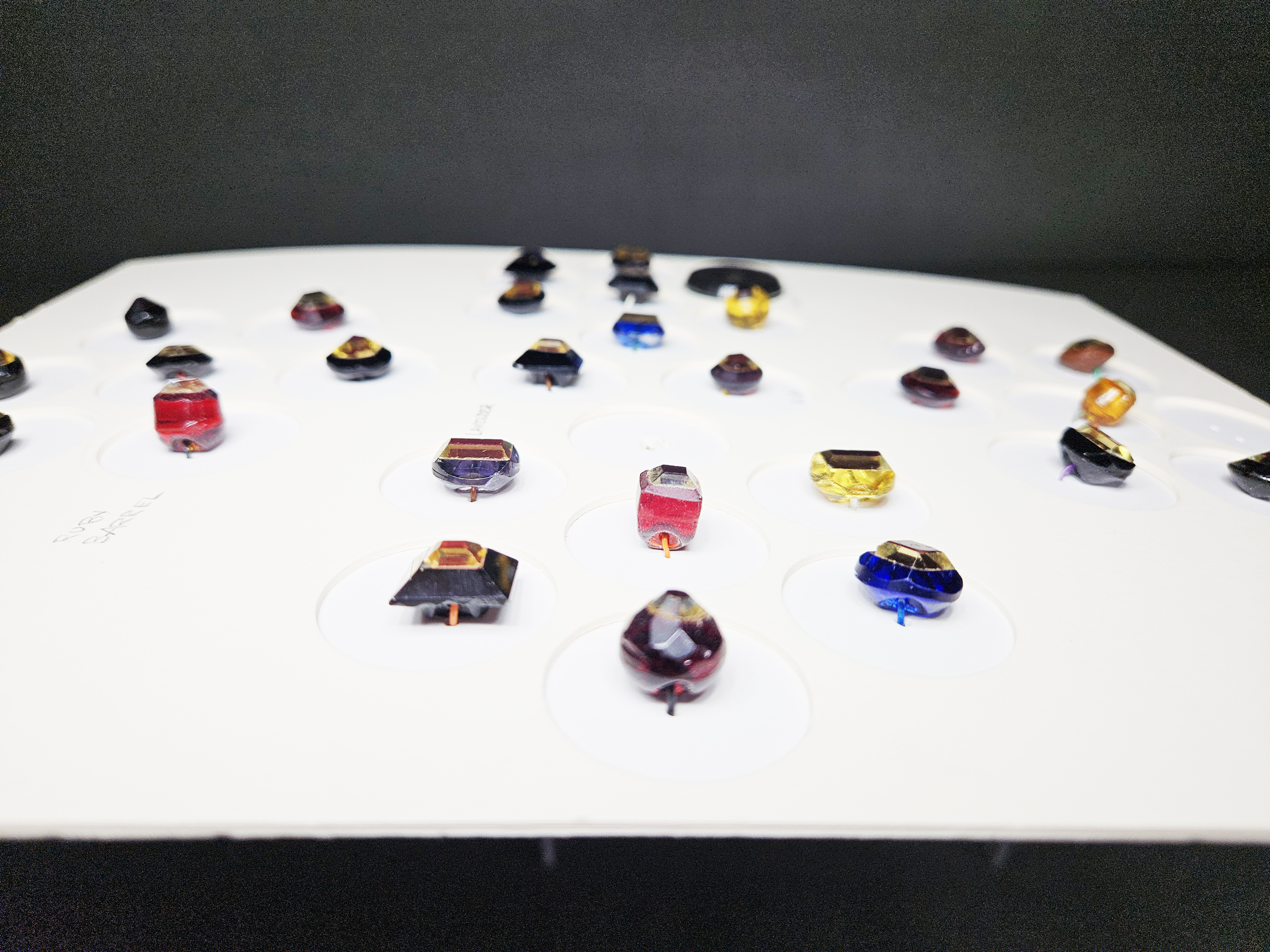 Lot 2011 - A Collection of Antique Tingue Glass-in-Glass Buttons ...