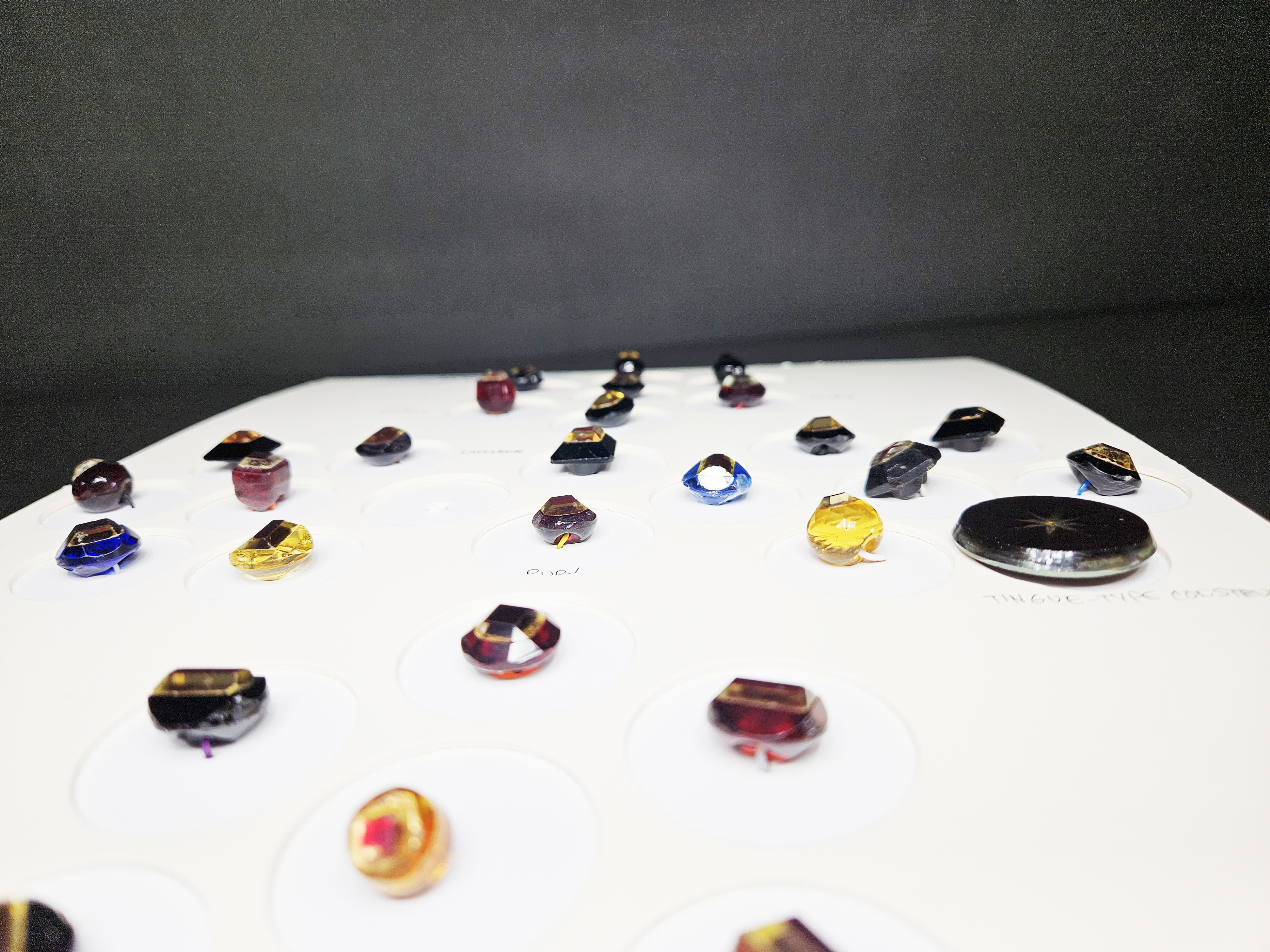 Lot 2011 - A Collection of Antique Tingue Glass-in-Glass Buttons ...