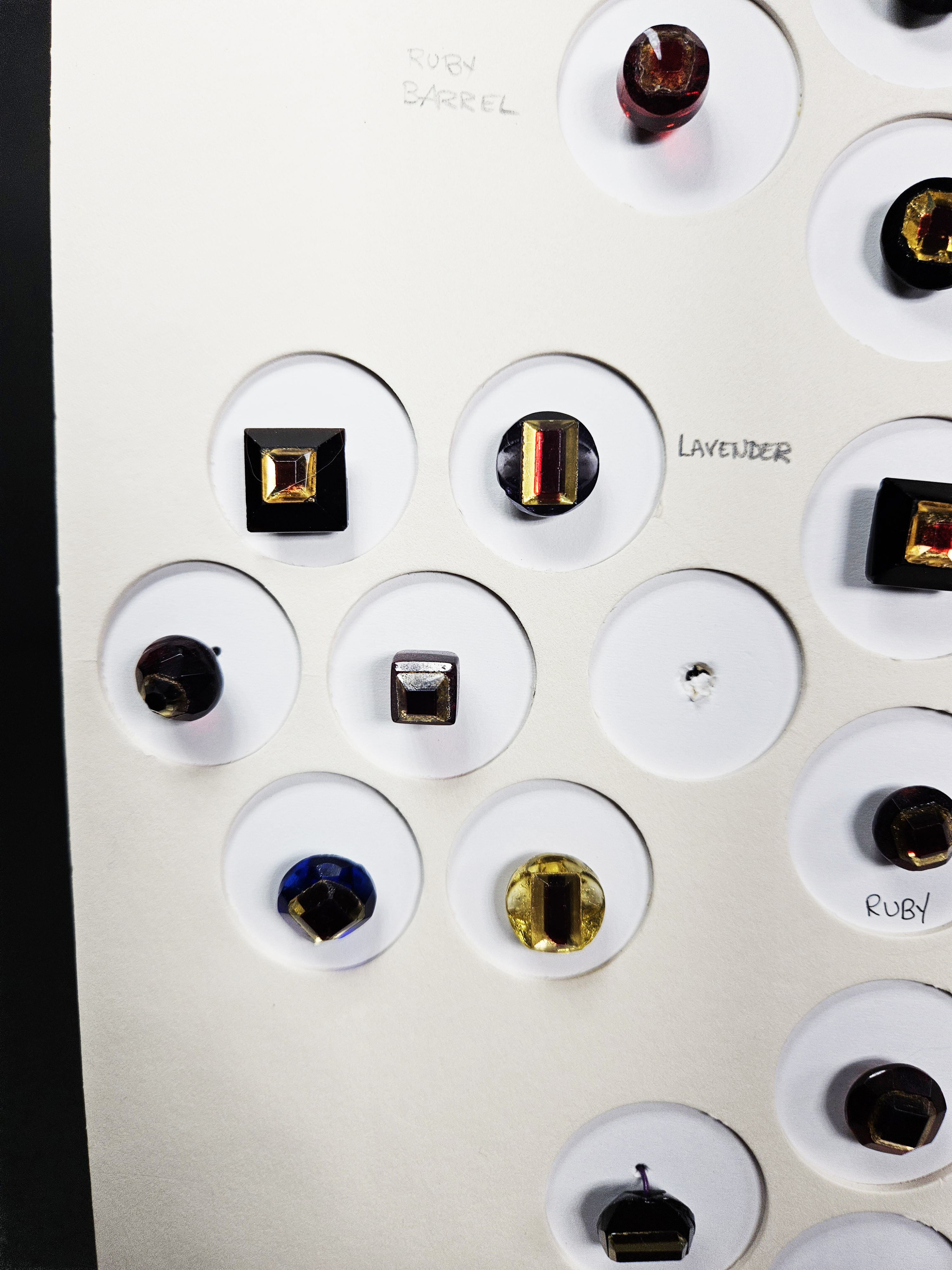 Lot 2011 - A Collection of Antique Tingue Glass-in-Glass Buttons ...
