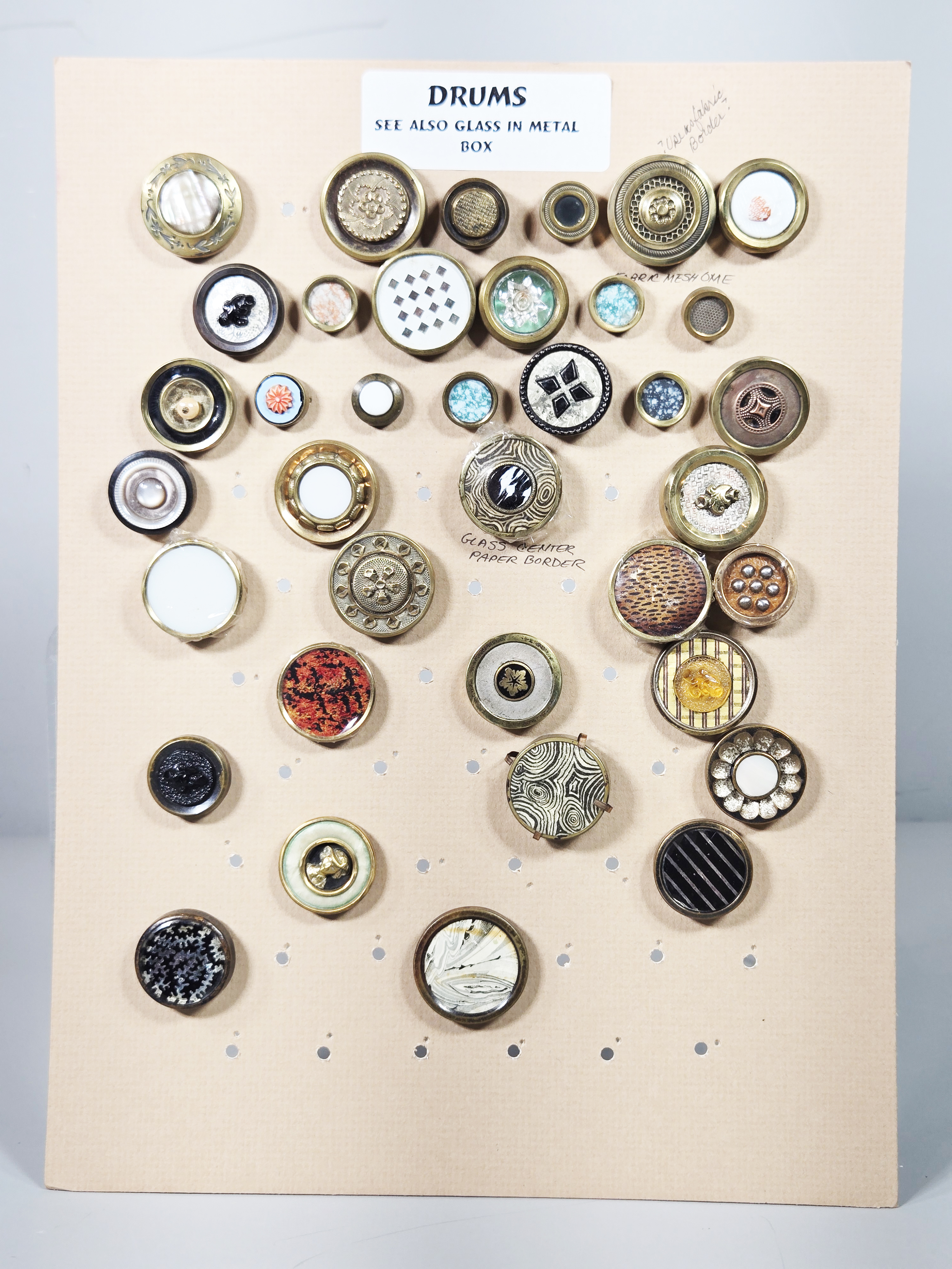 Lot 2366 - A Collection of Antique and Vintage Drum Style Metal Rimmed ...