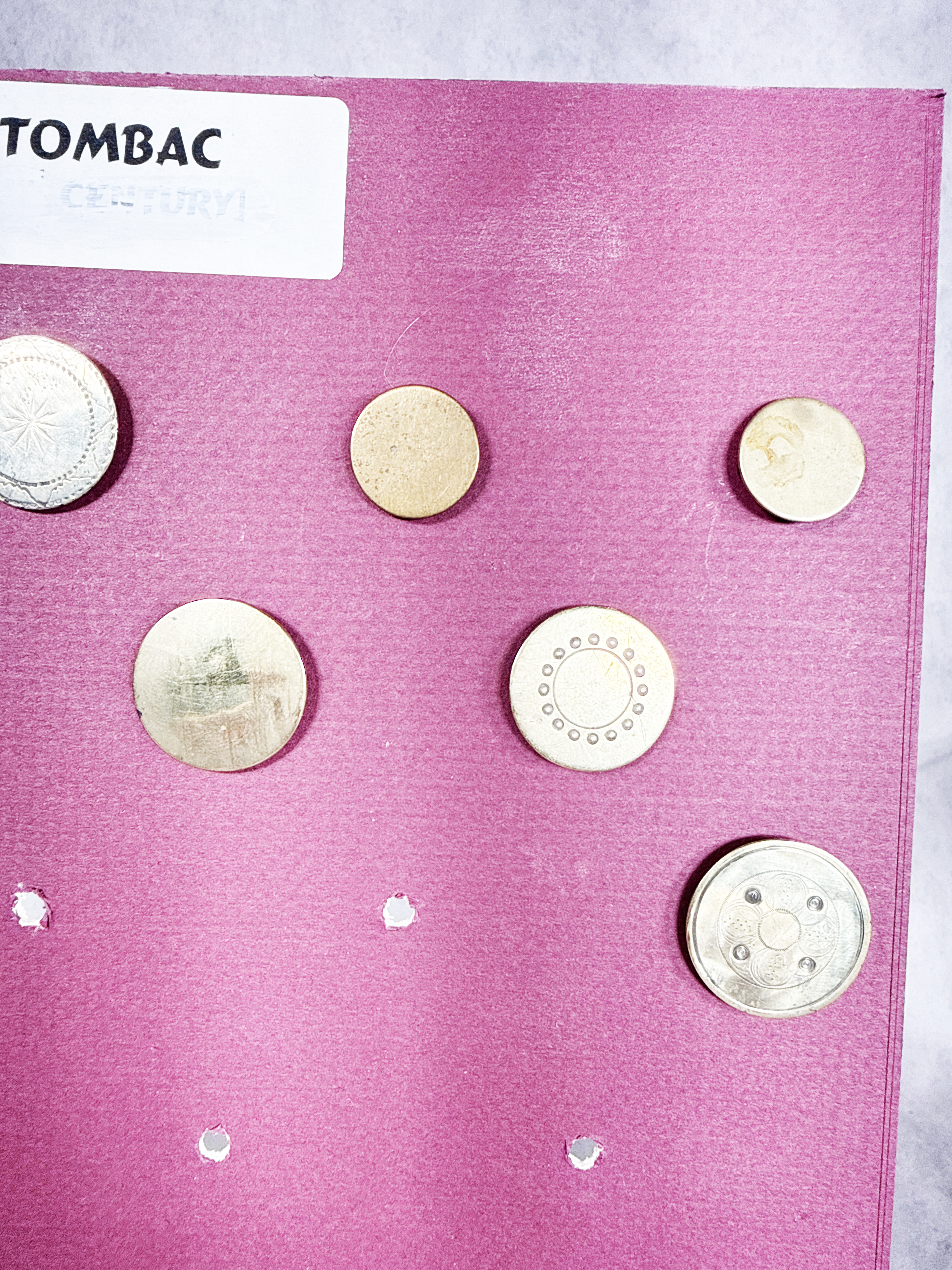 Lot 2536 - A Collection of Antique Tombac Buttons | Burns Auction ...