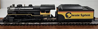 Lot 77 - Rail-King Chessie 2-8-0 Steam Engine W/Proto Sound - Cagle ...
