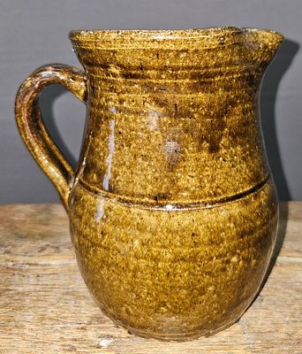 Lot 108 - Scarce Signed Cheever Meaders Pitcher - Cagle Auction Co.