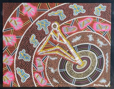 Lot 61 - Aboriginal Painting by James P. Simon (Australia) | Cain ...