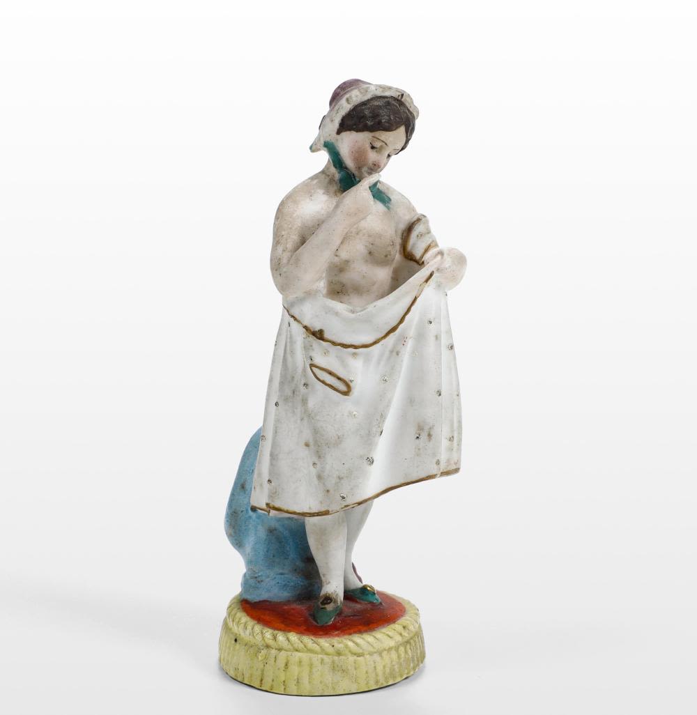 Bidspirit auction | An erotic porcelain figurine, Russia,