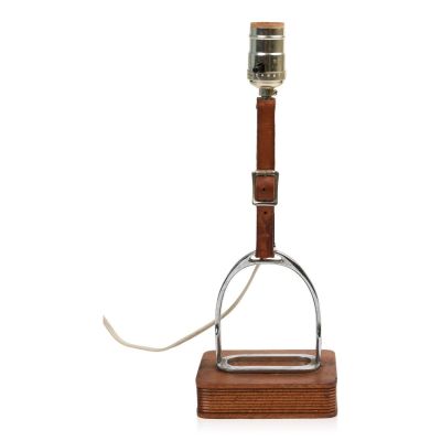 Lot 343 - Stirrup Table Lamp. | Casco Bay Auctions