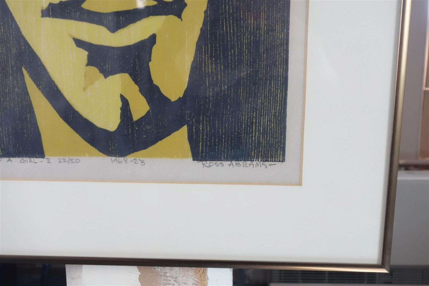 Lot 240 - Ross Abrams Woodblock Print, Head of a Girl II. | Chapel ...