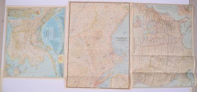 Lot 95 - 1955 and 1956 Maps of The United States | Chapel Street Auctions